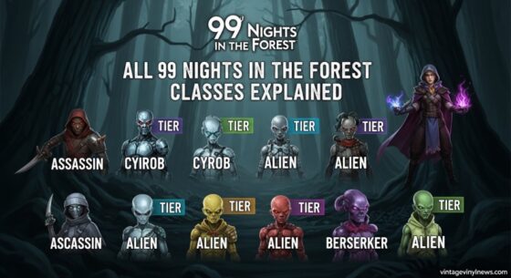 99 Nights in the Forest Classes Tier List (March 2026)