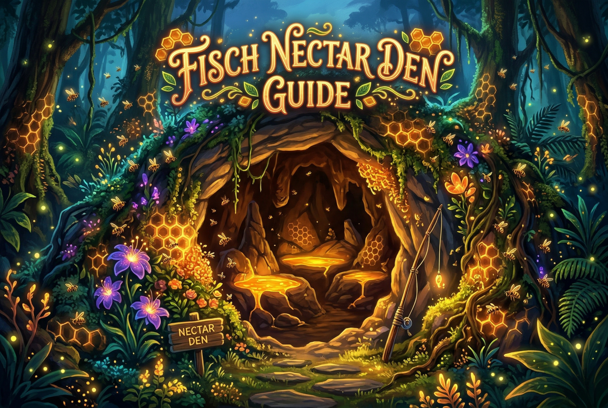 Fisch Nectar Den Guide 2026 - How to Survive the Bees in Lost Jungle ...